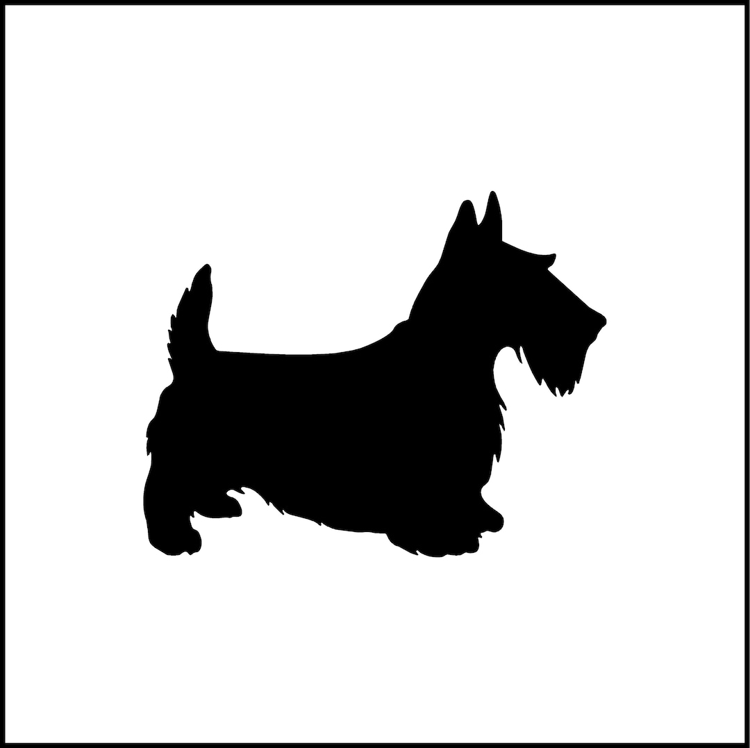 Scotch Terrier Dog Vinyl Decal/sticker for Laptop/car/truck/rv ...