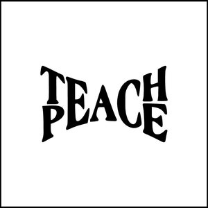 Teach Peace Vinyl Decal/sticker for Laptop/car/truck/rv/motorhome ...