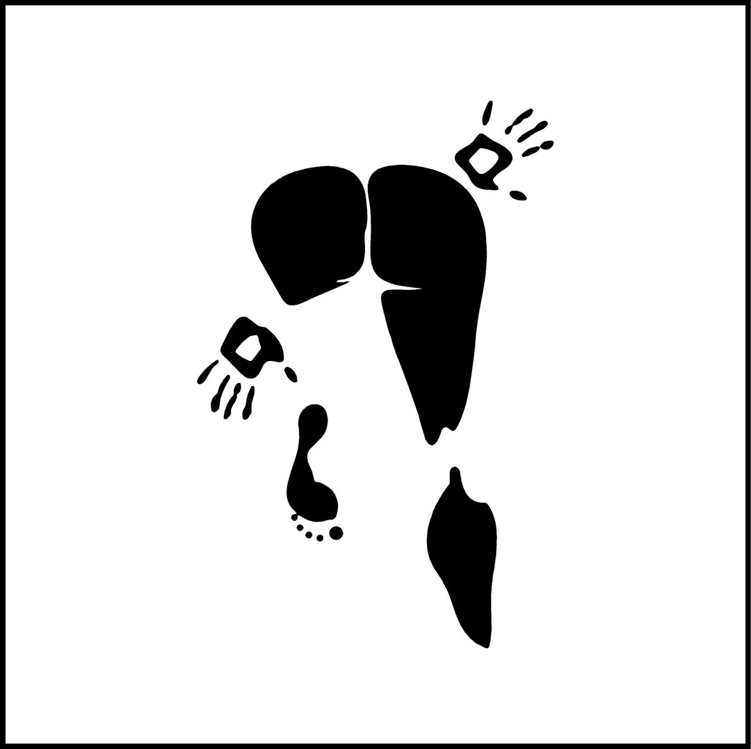 Sexy Woman Butt Print and Hand Prints Vinyl Decal - Etsy