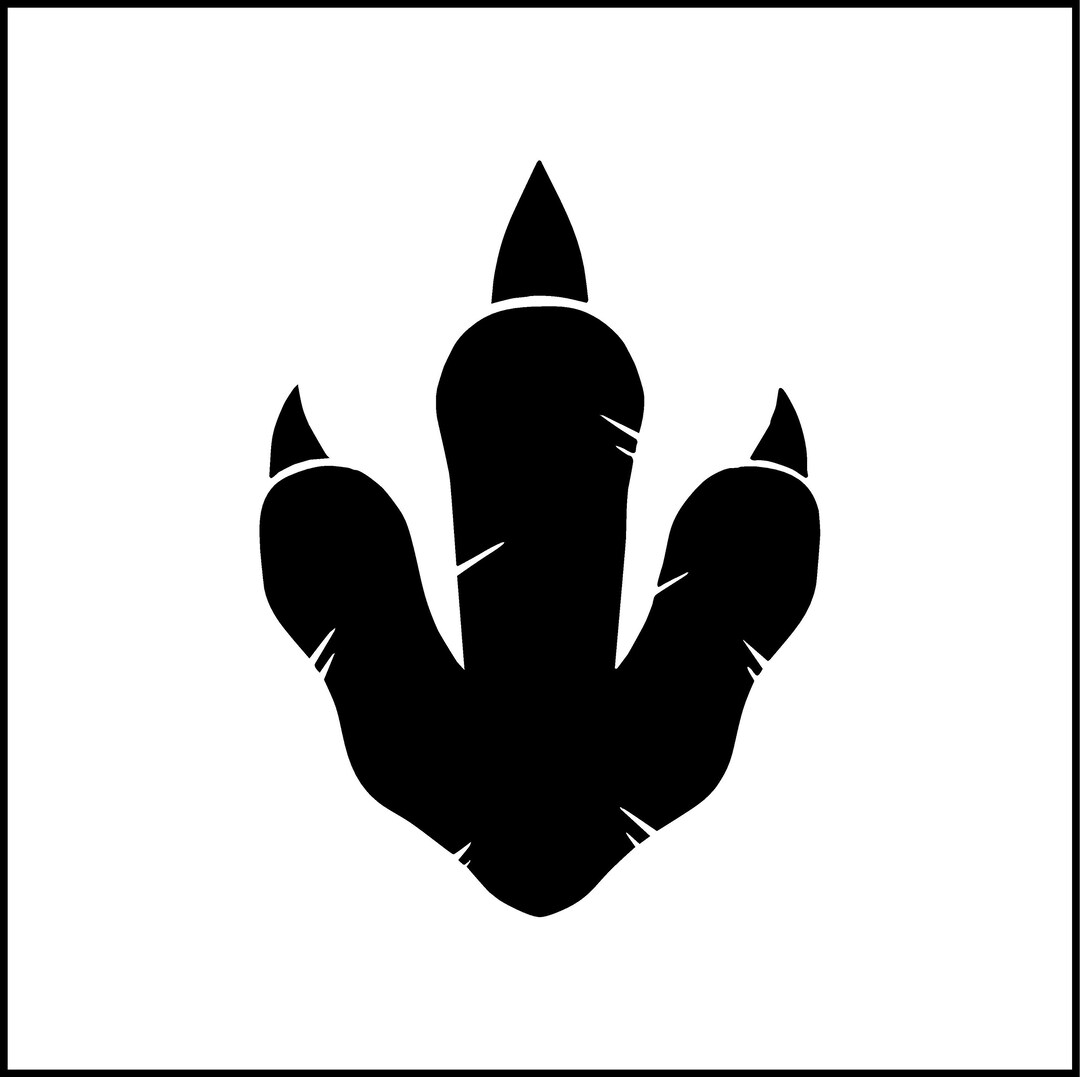 Dinosaur Track Print Vinyl Decal/sticker for Laptop/car/truck/rv ...