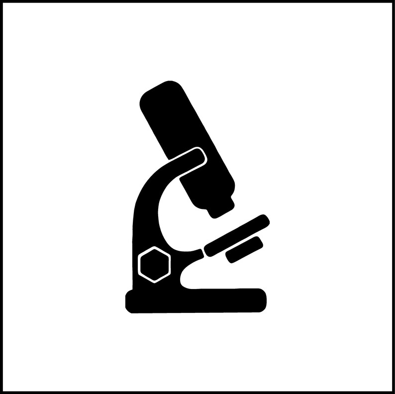 Microscope Vinyl Decal/sticker for - Etsy