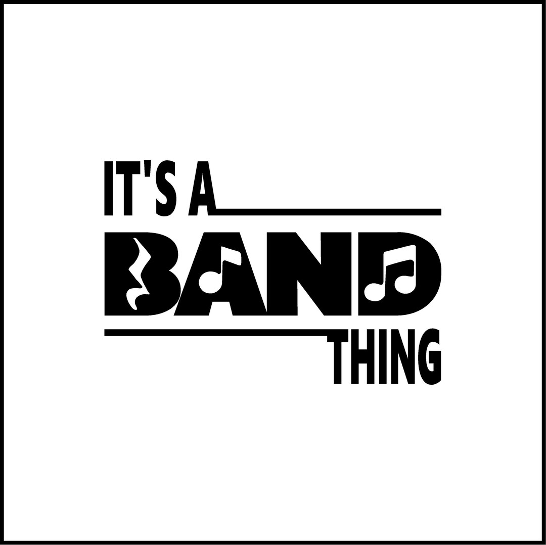 It's A Band Thing Vinyl Decal - Etsy