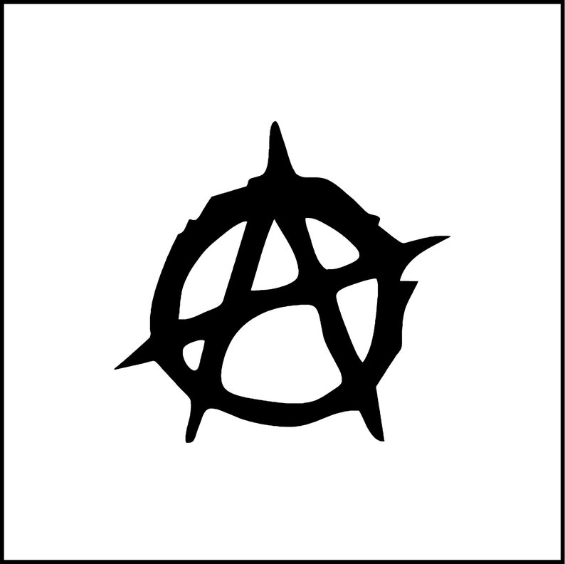 Anarchy Symbol/logo Vinyl Decal/sticker for - Etsy