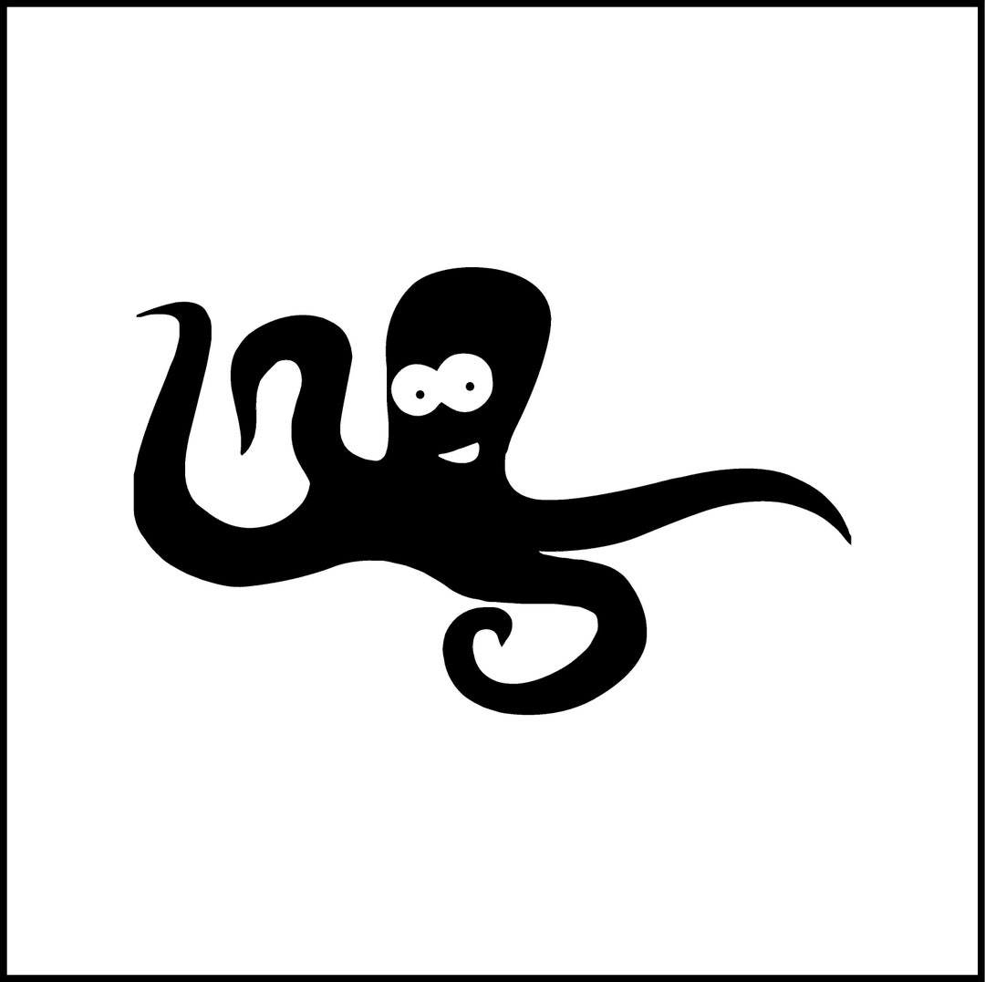 Cute Octopus Vinyl Decal - Etsy