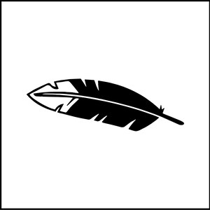 Eagle Feather Bird Feather Vinyl Decal - Etsy