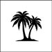 Palm Trees Vinyl Decal/sticker for - Etsy