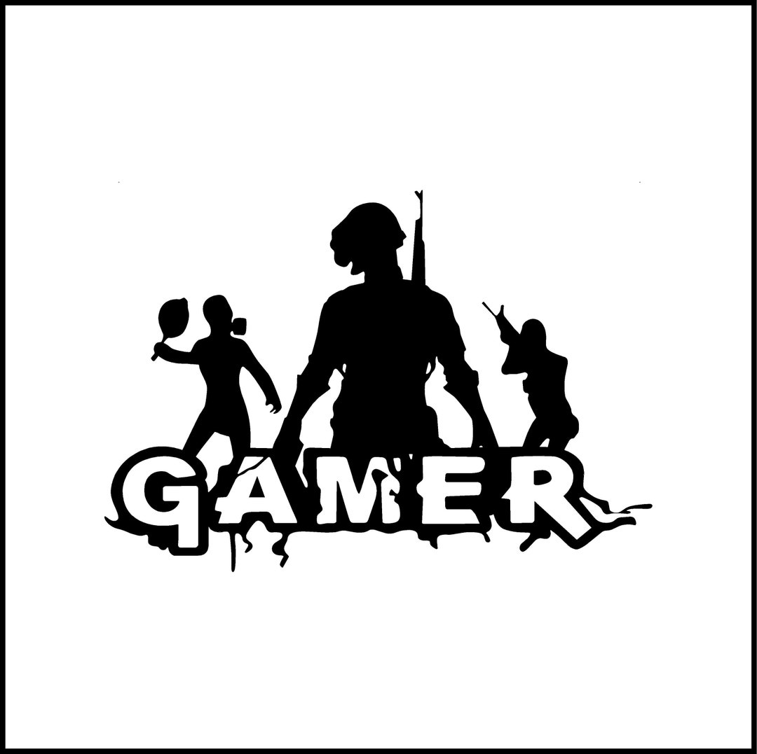 Gamer Video Game Characters Vinyl Decal - Etsy