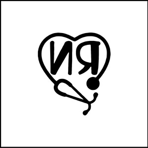 Love for Registered Nurses Vinyl Decal - Etsy