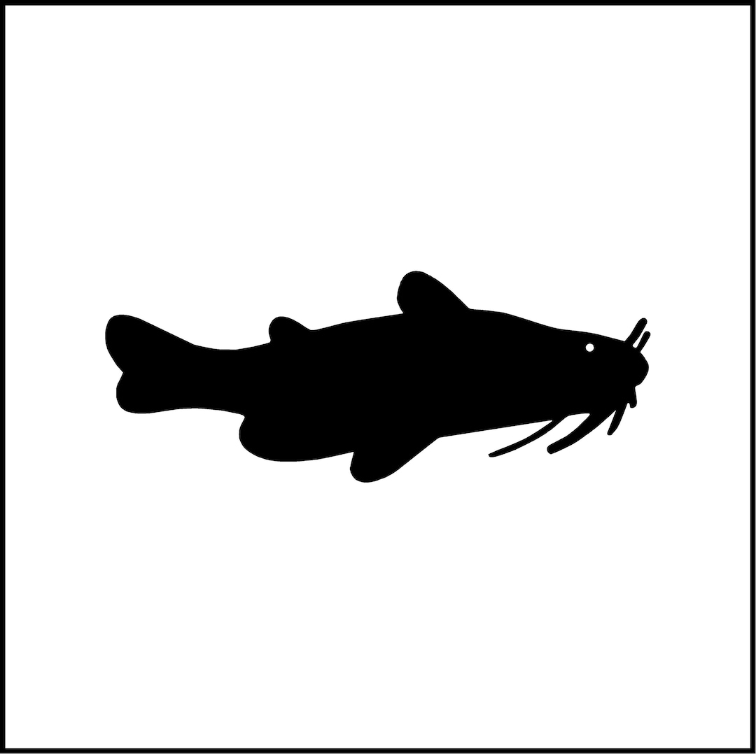 Catfish Vinyl Decal - Etsy