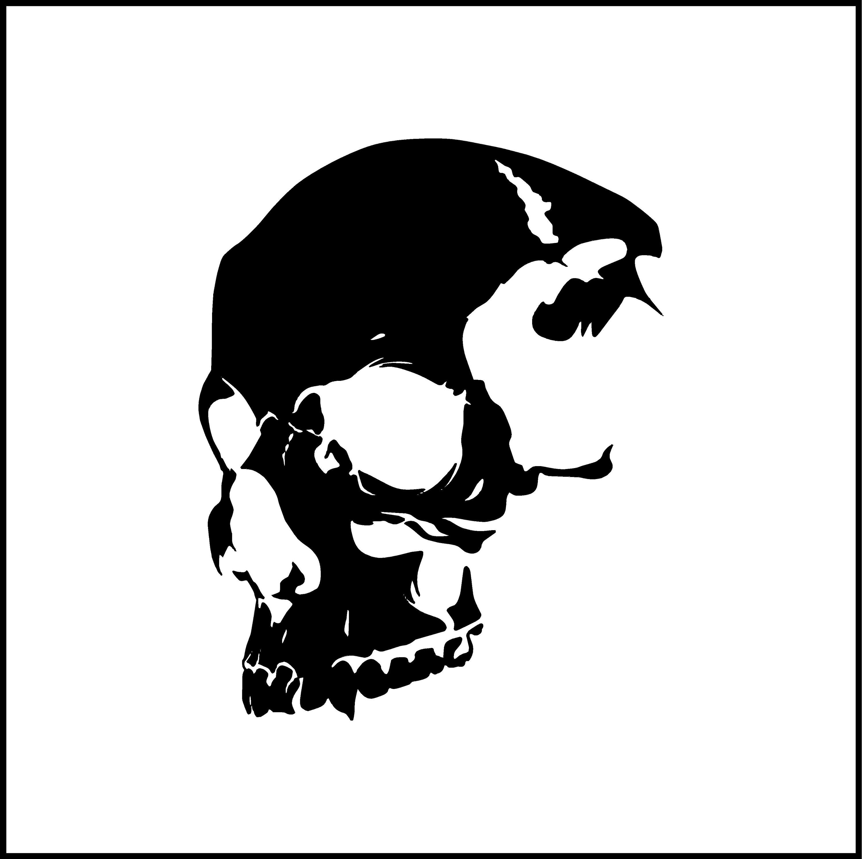 Skull Side Vinyl Decal/sticker for - Etsy
