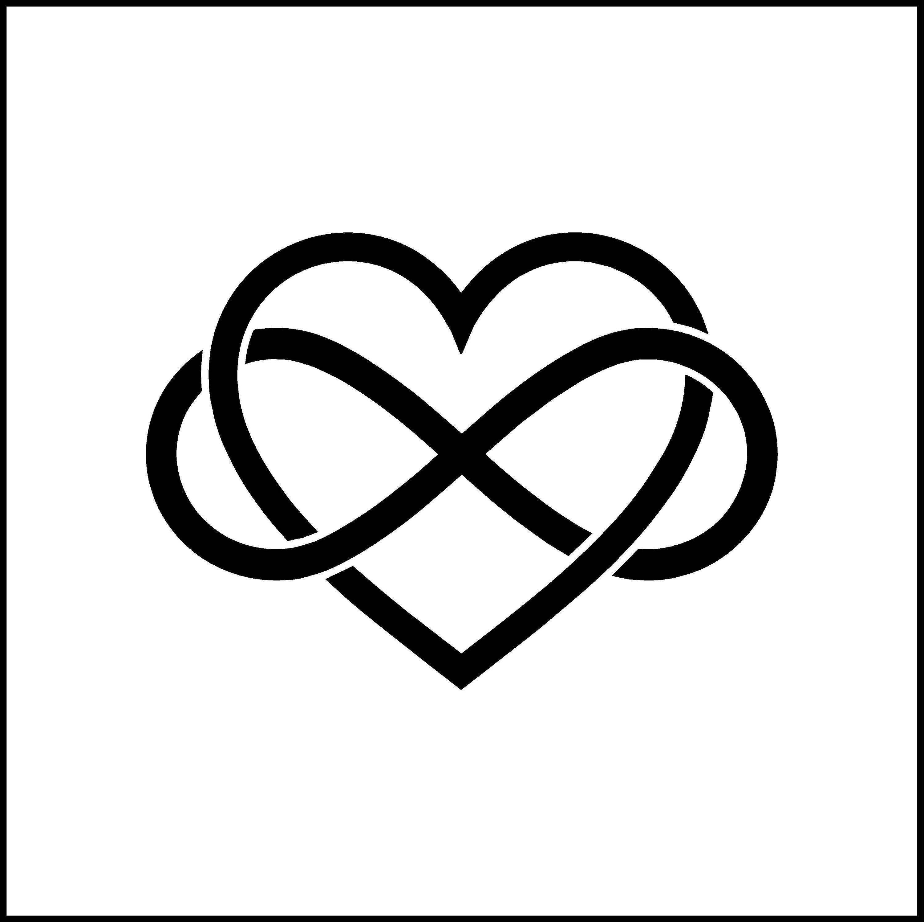 Infinity Heart Symbol Logo Vinyl Decal/sticker for - Etsy