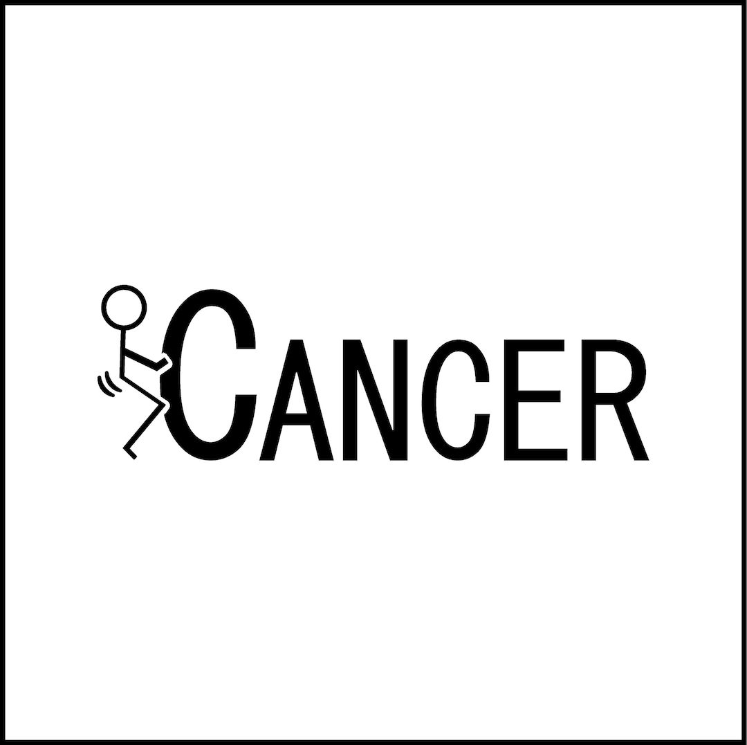 Fu*k Cancer Stick-man Vinyl Decal - Etsy