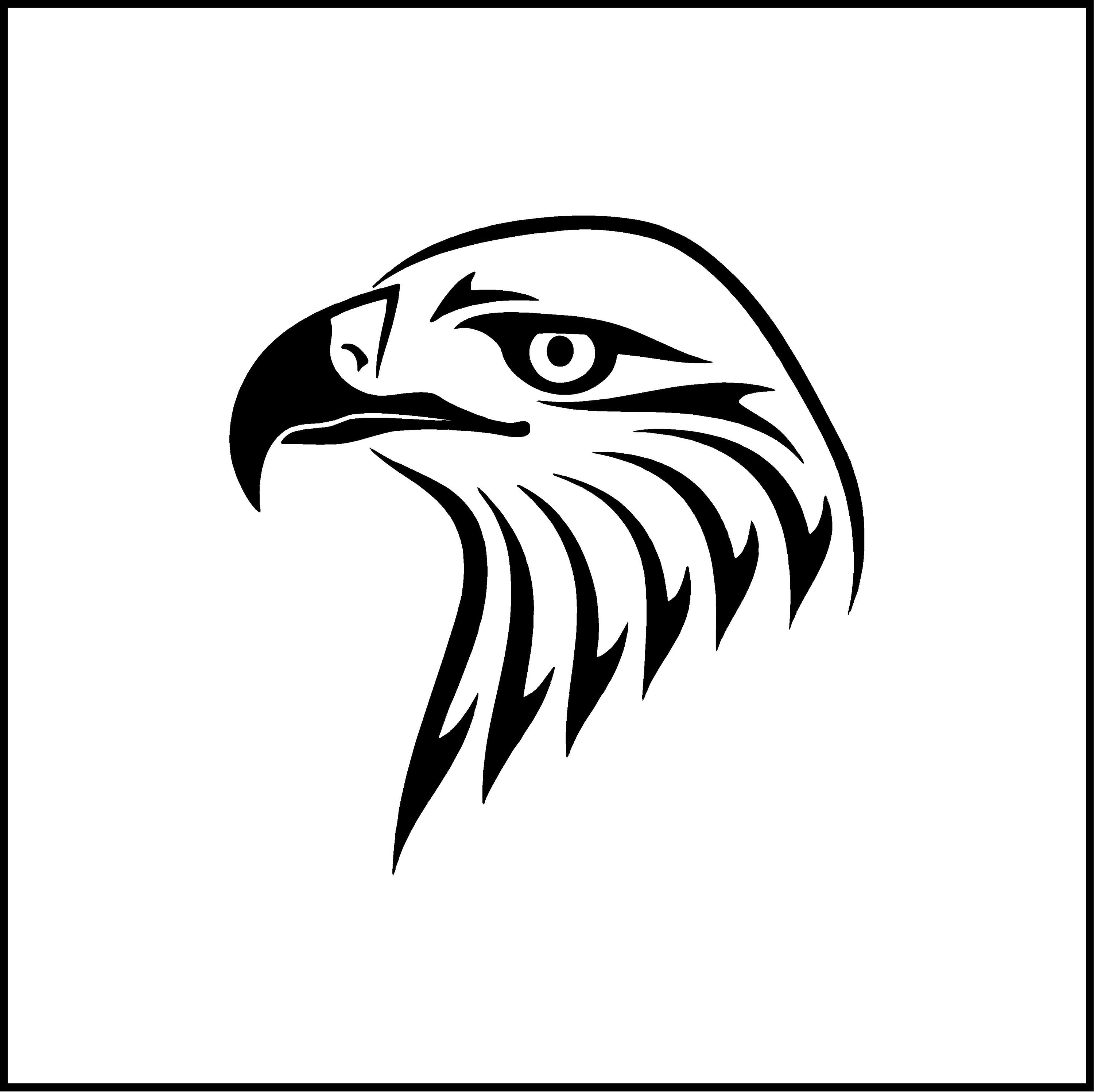 Eagle Head/face Vinyl Decal - Etsy