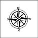 Compass Vinyl Decal/sticker for Laptop/car/truck/rv/motorhome/windows ...