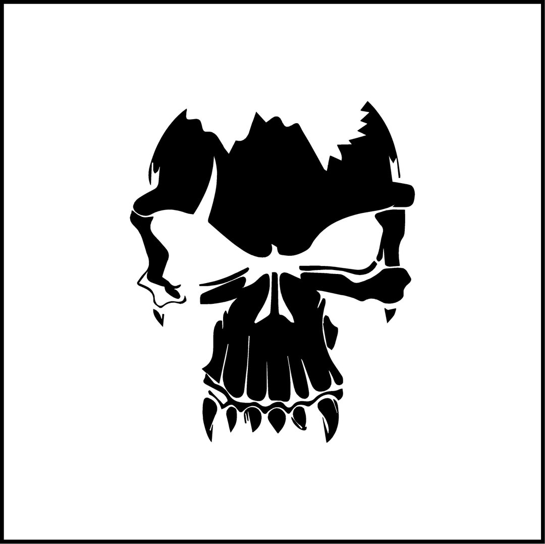 Skull Vinyl Decal/sticker for Laptop/car/truck/rv/motorhome/windows - Etsy