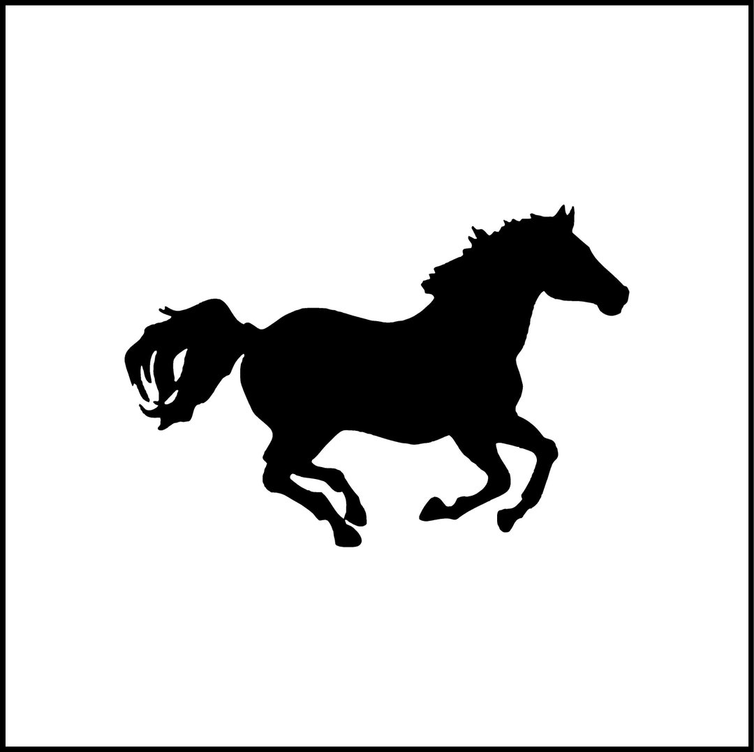 Horse Running 3 Vinyl Decal/sticker for Laptop/car/truck/rv/motorhome ...