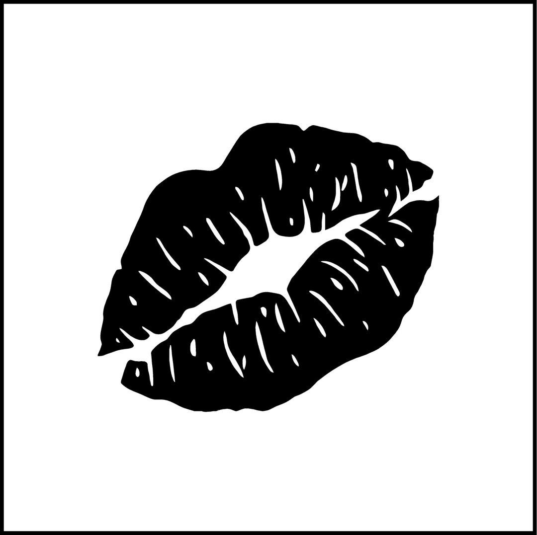 Lips Vinyl Decal - Etsy
