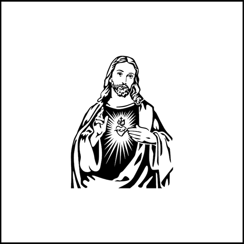 Jesus Decal - Etsy