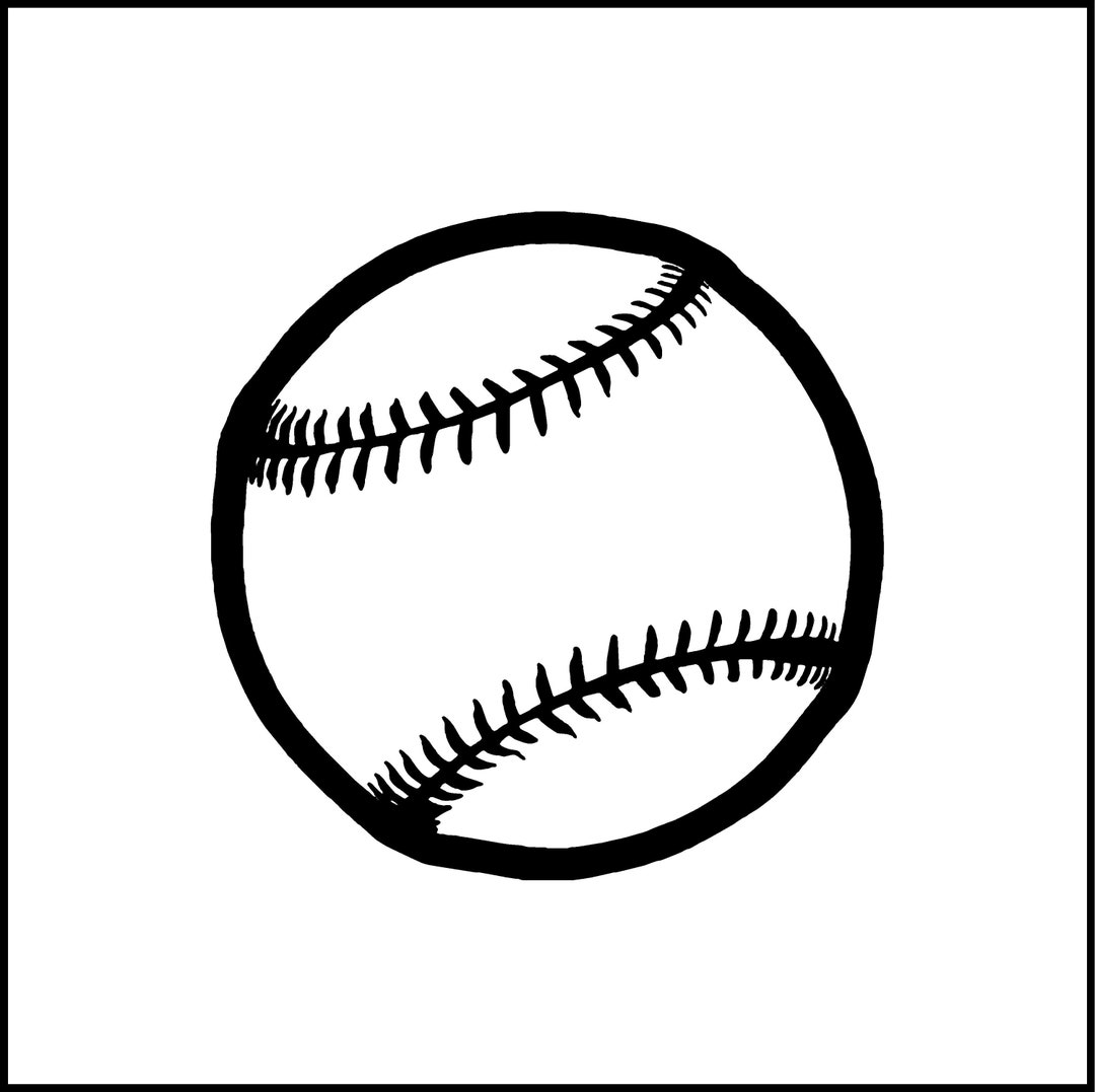 Baseball Vinyl Decal/sticker for Laptop/car/truck/rv/motorhome/windows ...