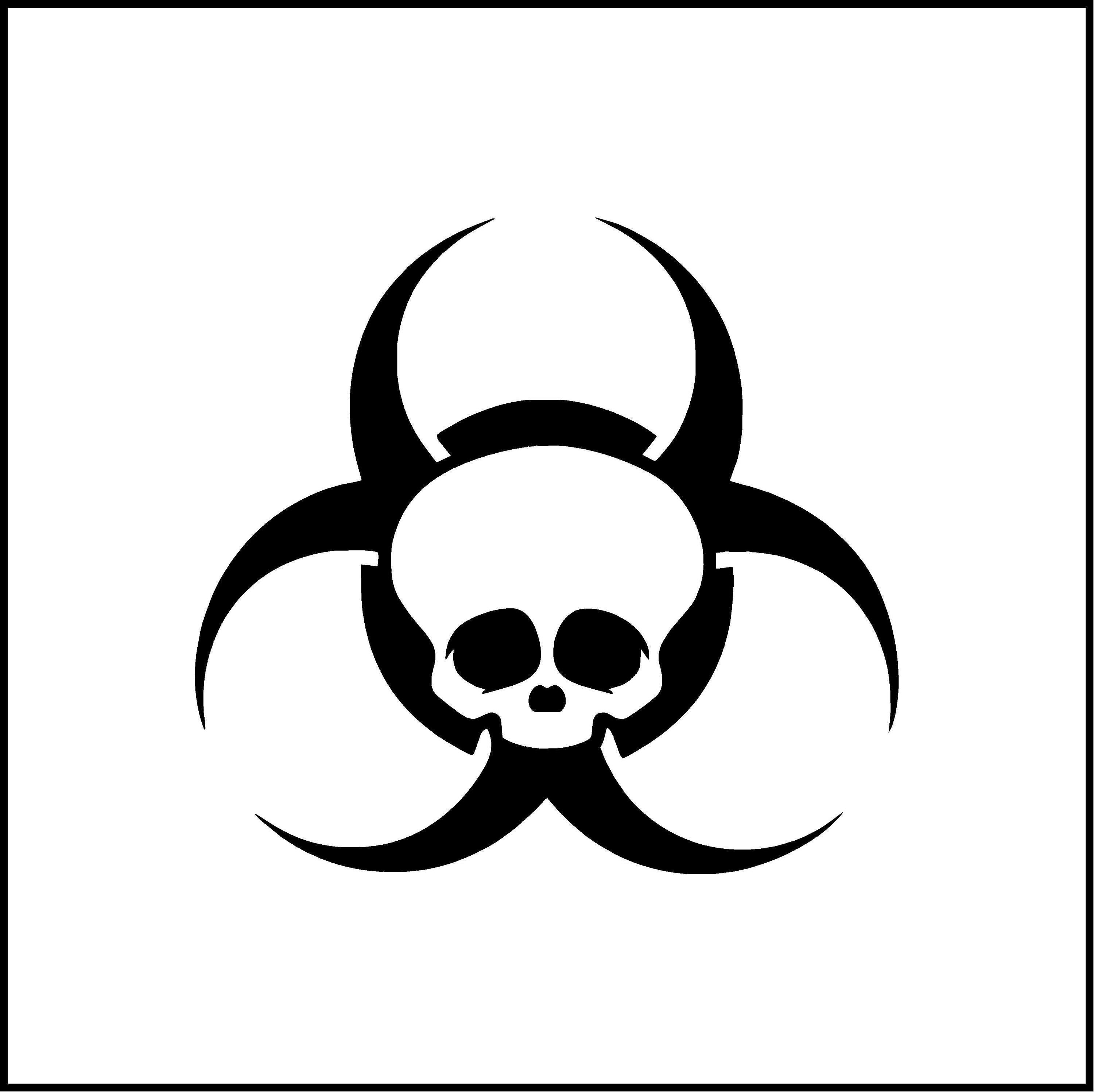Biohazard Skull Symbol