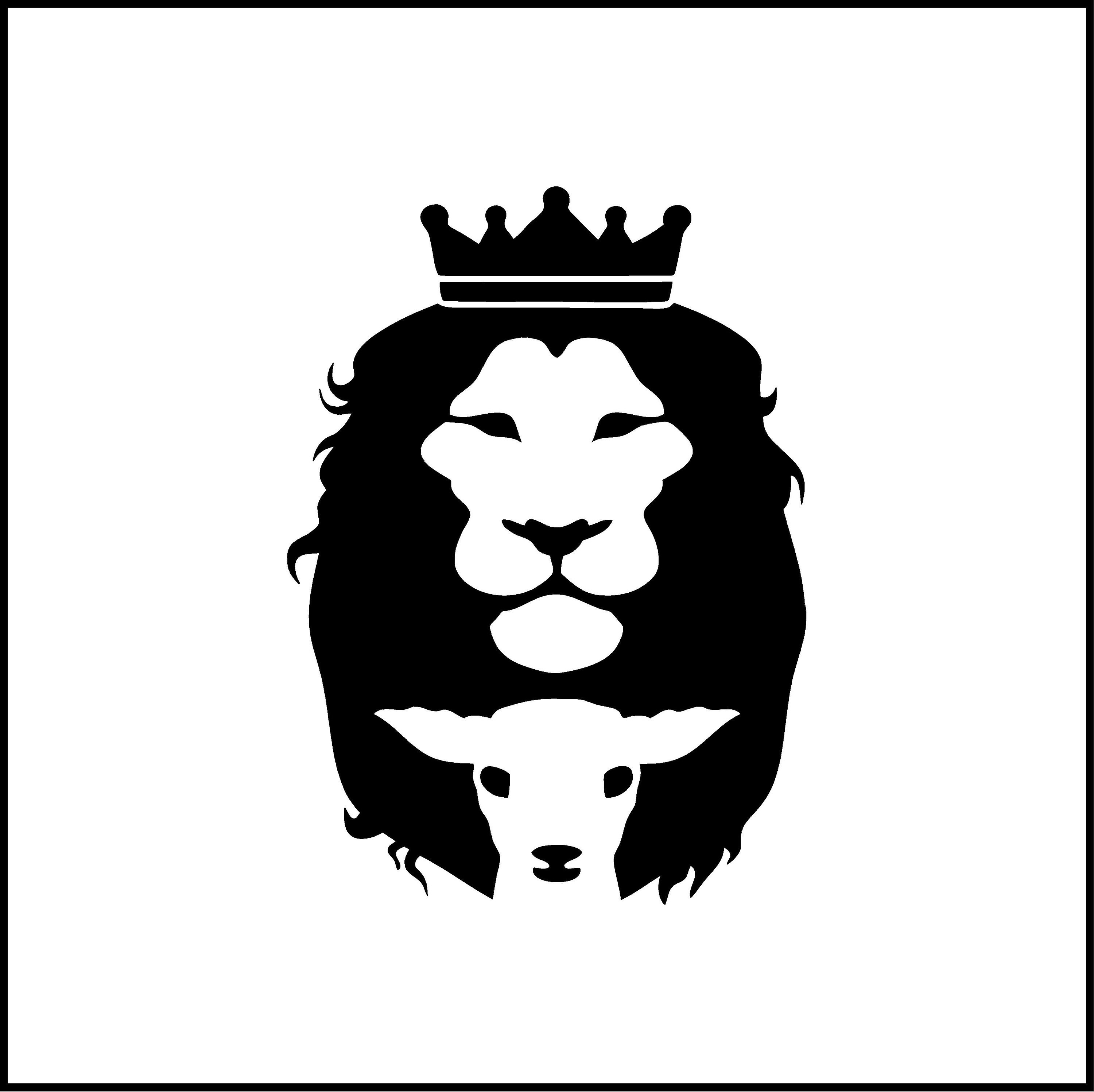 Lion And Lamb Silhouette