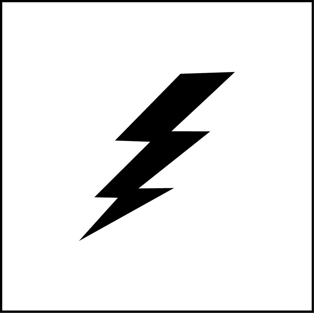 Lightning Bolt Vinyl Decal/sticker for Laptop/car/truck/rv/motorhome ...