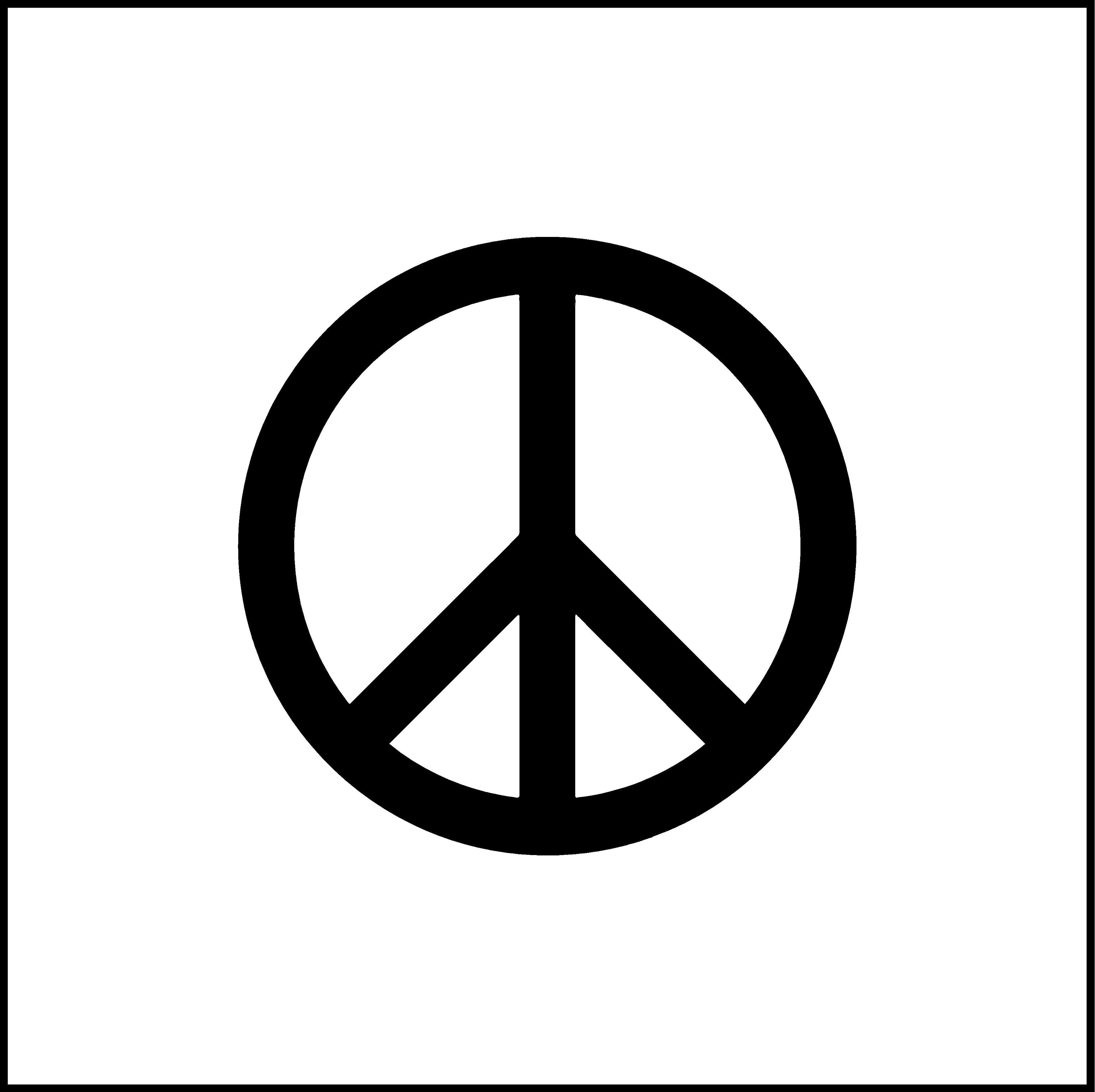 Peace Sign Symbol/logo Vinyl Decal/sticker for - Etsy