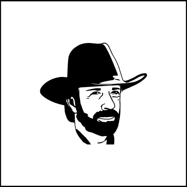 Chuck Norris Svg - Etsy