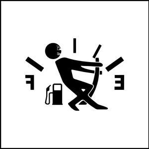 Gas Gauge Fuel Prices Guy Funny Vinyl Decal/sticker for - Etsy