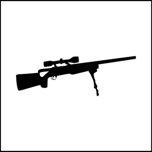 Sniper Rifle Vinyl Decal - Etsy