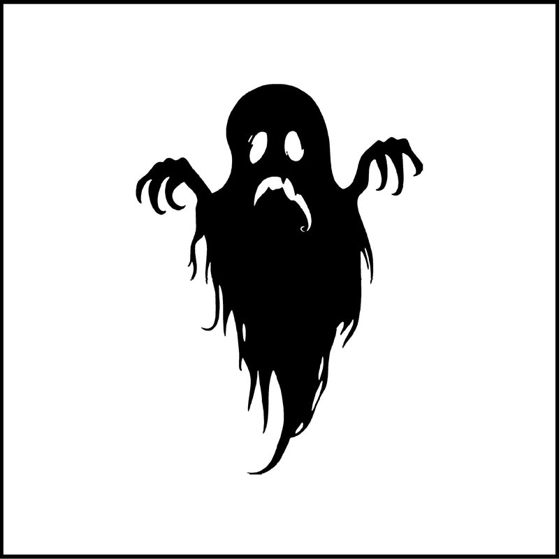 Scary Window Decal - Etsy