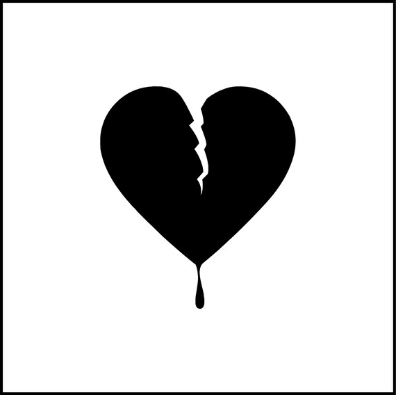 Torn Bleeding Heart Terrible Bloody Hand Hold Torn Bleeding Human