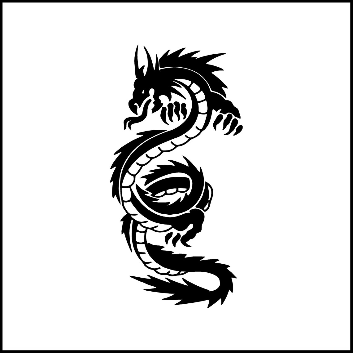 Dragon 3 Vinyl Decal/sticker for - Etsy
