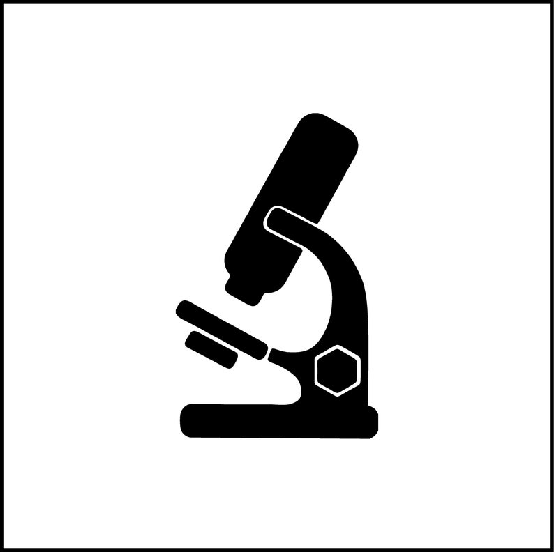 Microscope Vinyl Decal/sticker for - Etsy