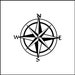 Compass Vinyl Decal/sticker for Laptop/car/truck/rv/motorhome/windows ...
