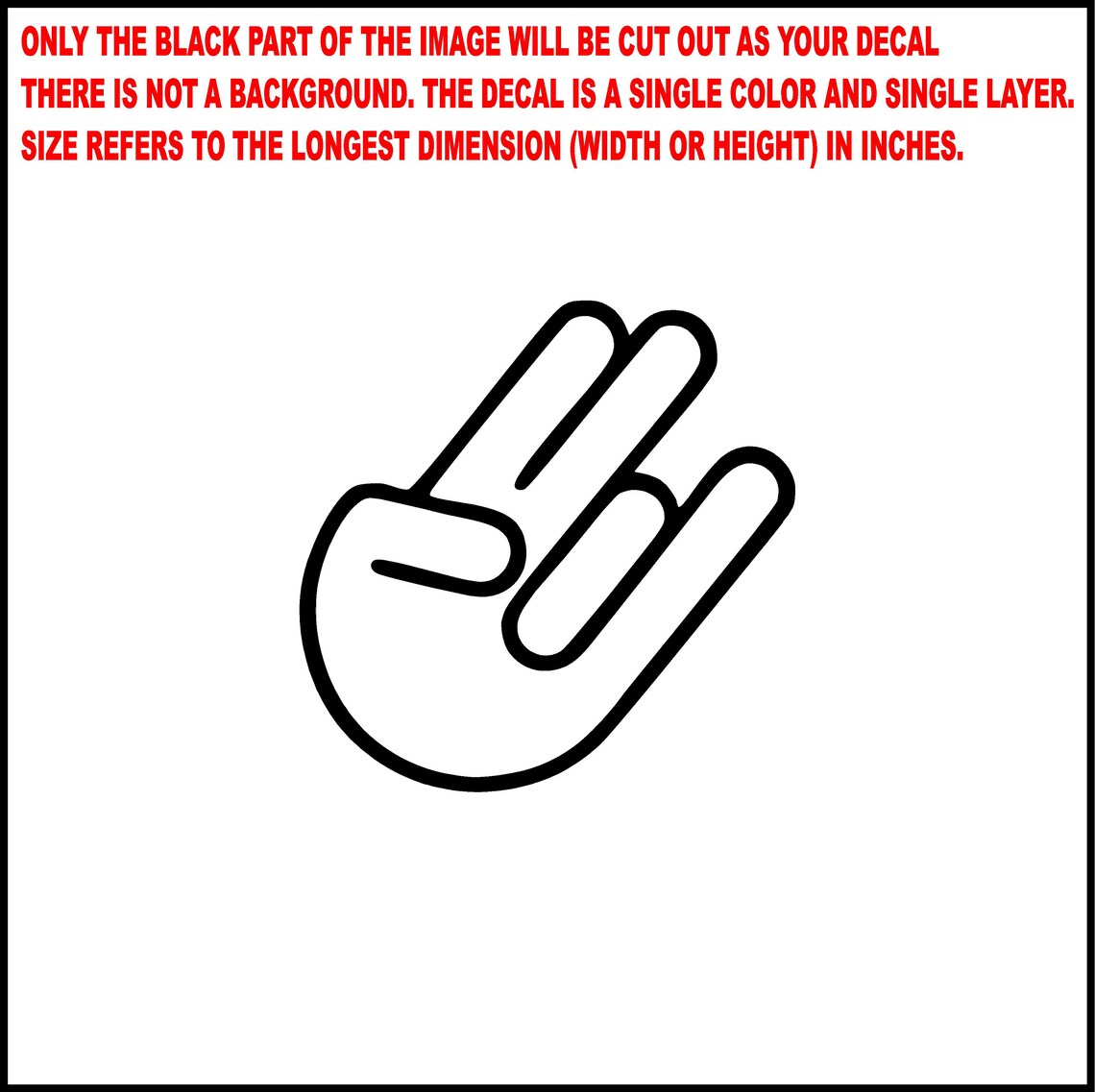 The Shocker Sign Vinyl Decal/sticker for | Etsy