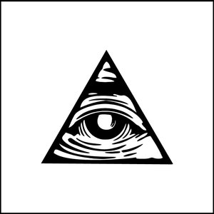 All Seeing Eye Dollar Bill Symbol Vinyl Decal - Etsy