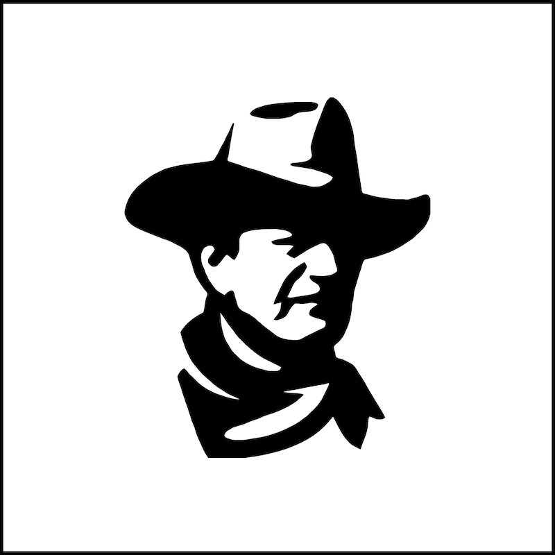John Wayne Svg - Etsy