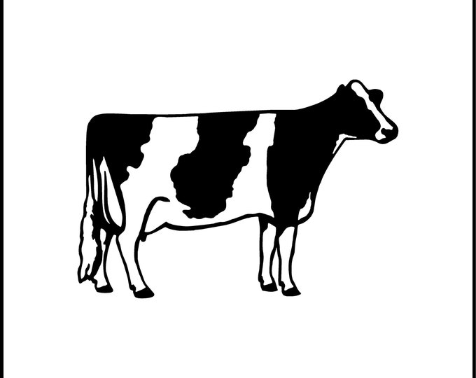 Dairy Cow Farmer Window Decal Sticker I909 - Etsy