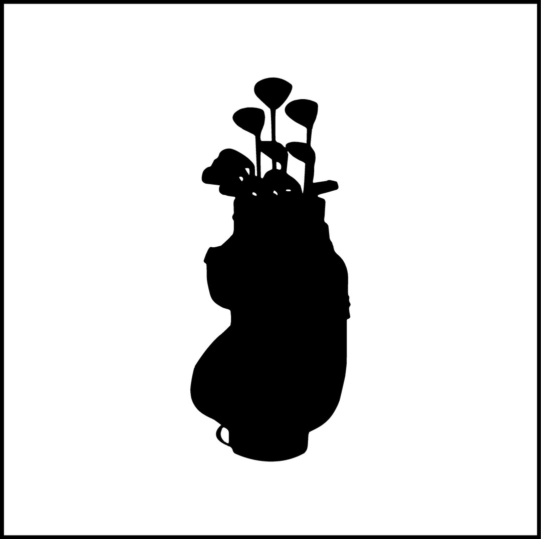 Golf Clubs Golf Bag Vinyl Decal/sticker for Laptop/car/truck/rv ...