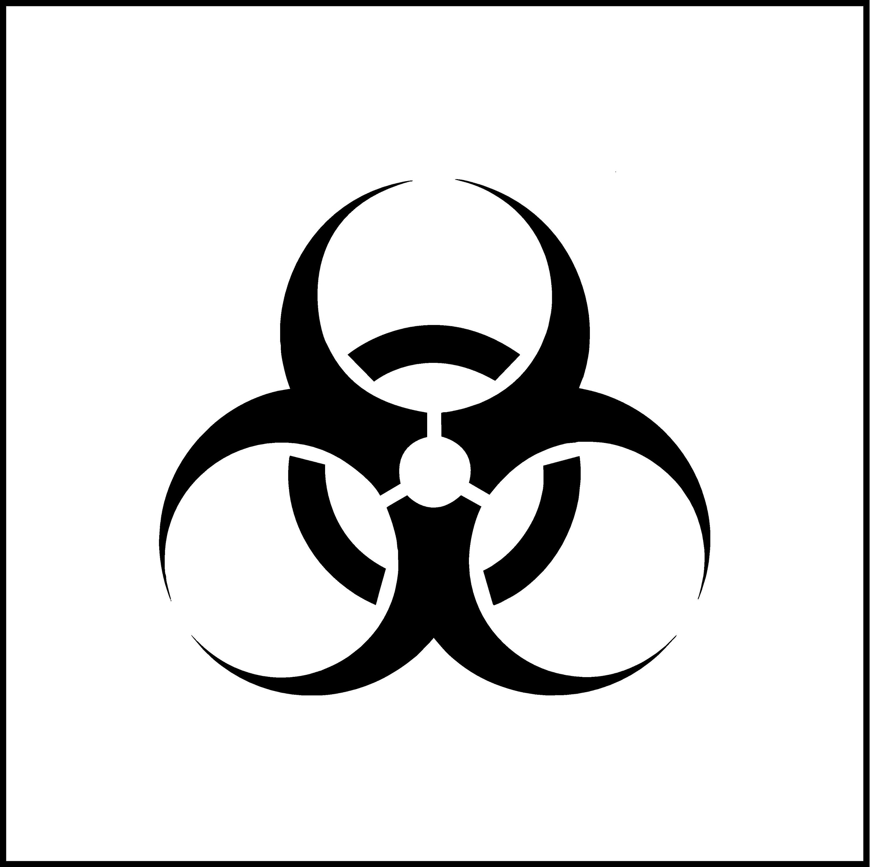 Bio-hazard Logo Symbol Vinyl Decal - Etsy