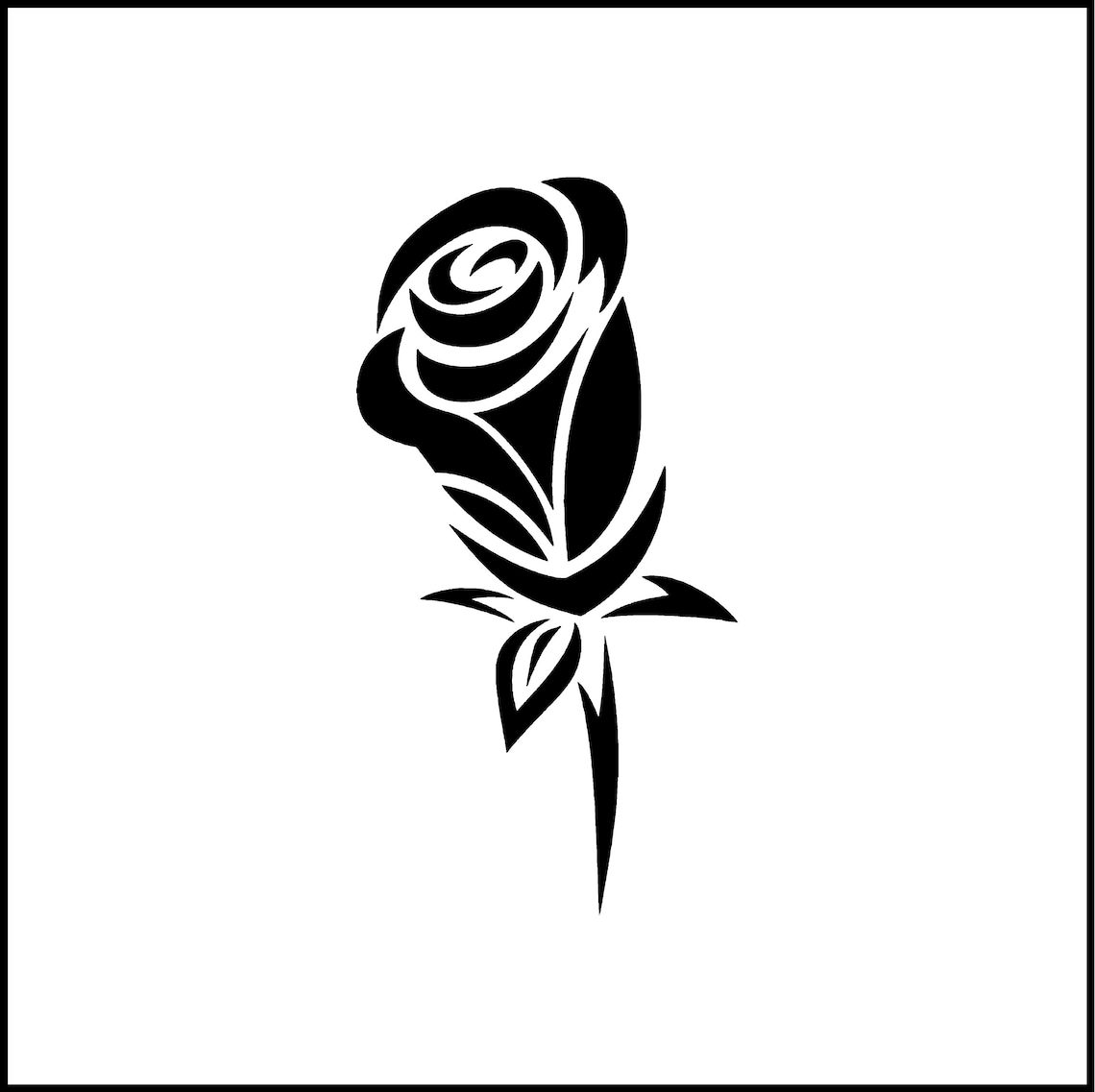 Rose Flower 2 Vinyl Decal/sticker for - Etsy