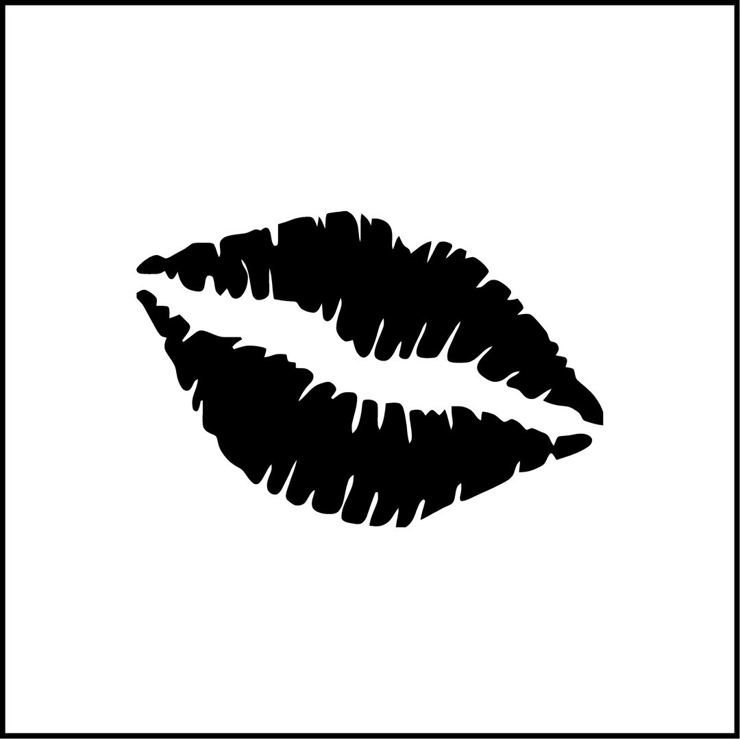 Lips #2 Vinyl Decal - Etsy