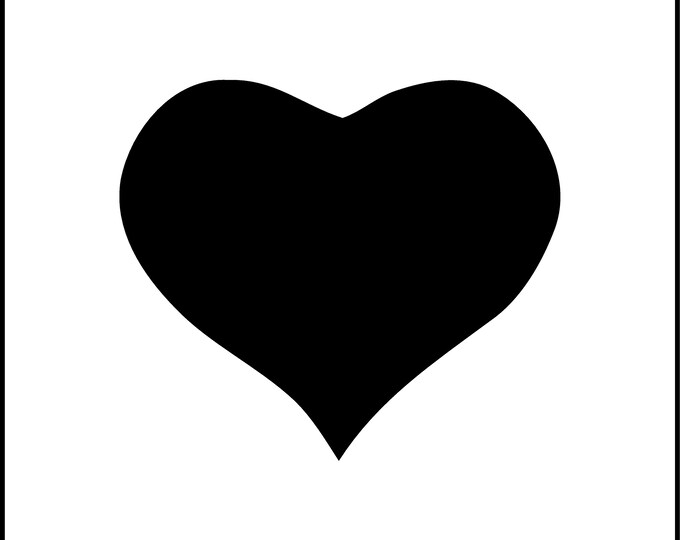 Heart Outline Decal Vinyl Car Decal Window Decal Laptop Decal Vinyl ...