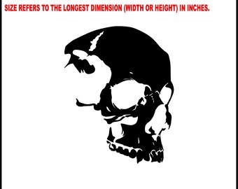 Skull Vinyl Decal/sticker for | Etsy