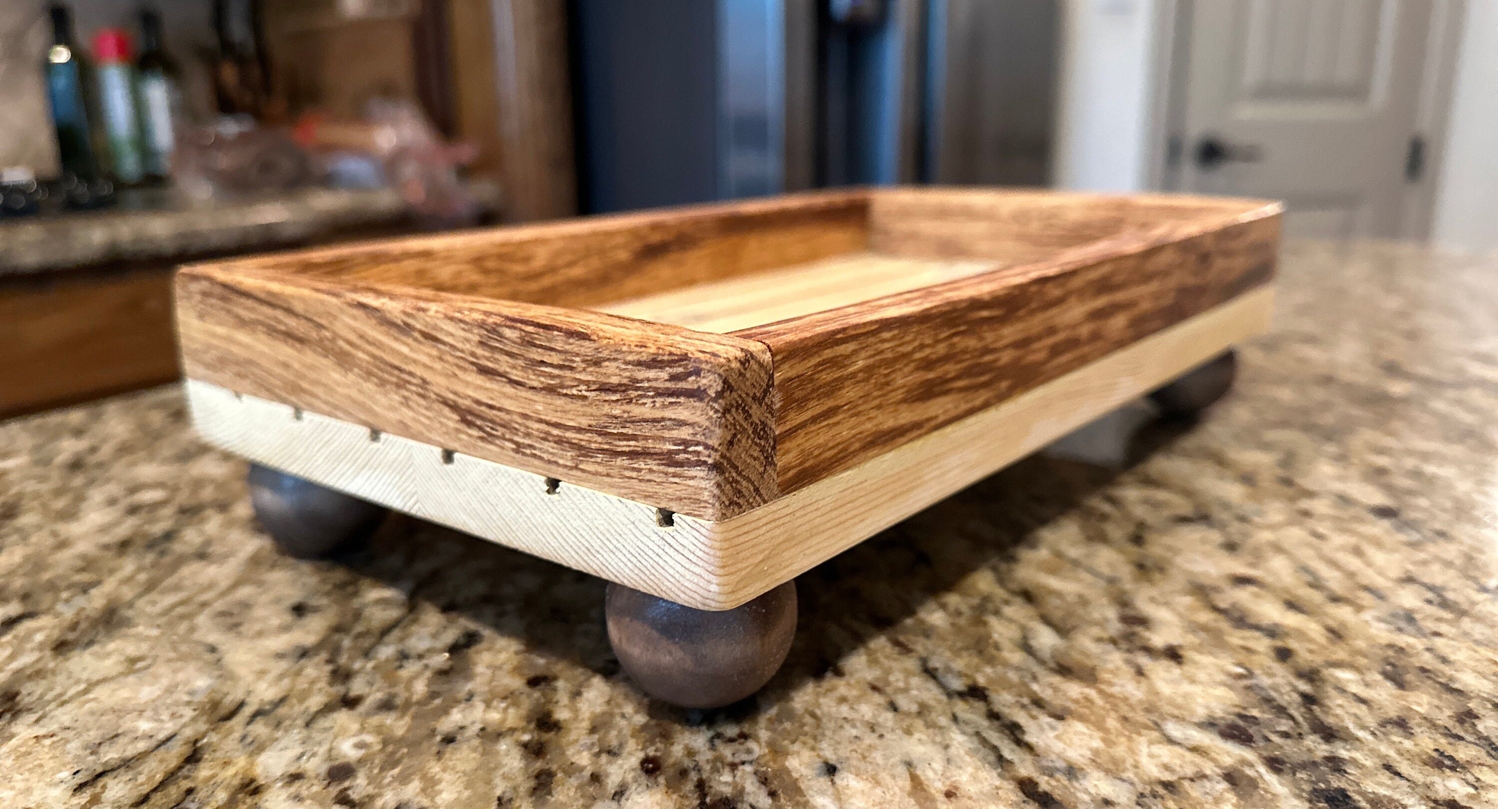 Rustic Farmhouse Riser Tray - Etsy