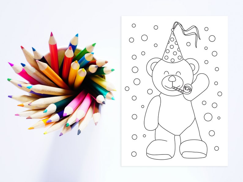Teddy Bear Coloring Book Pdf, Coloring Pages Printable, Coloring Pages ...