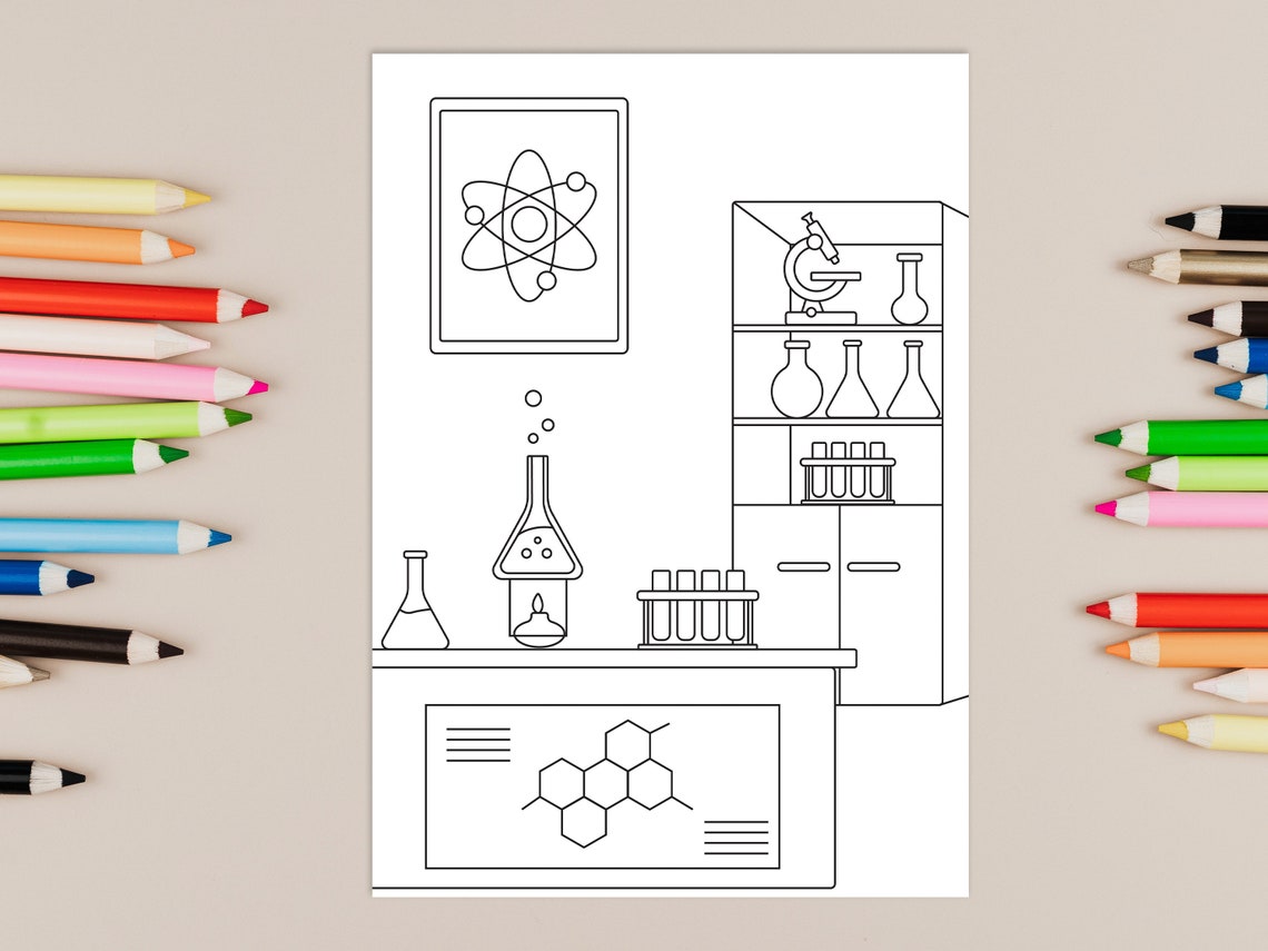Science Birthday Party, Chemistry Birthday Favors, Printable Games for ...