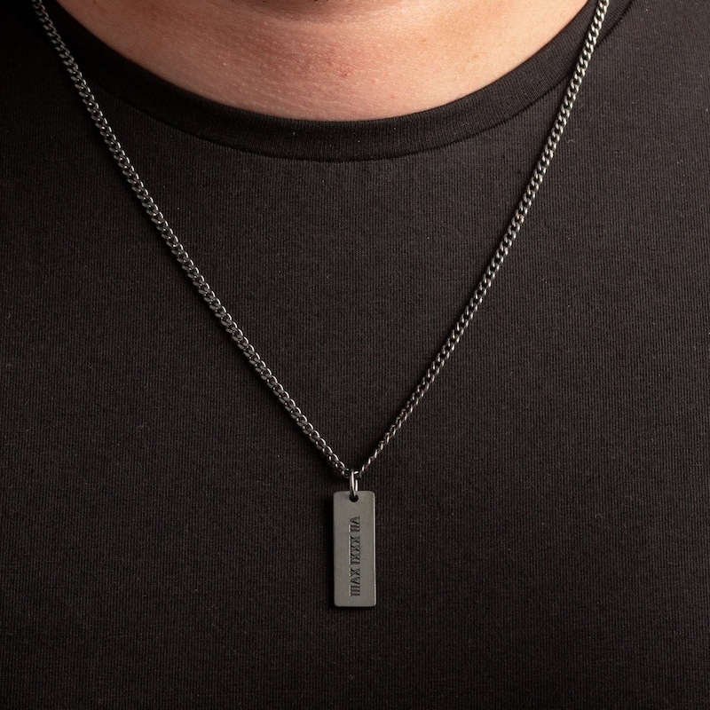 Engraved Necklace - Etsy