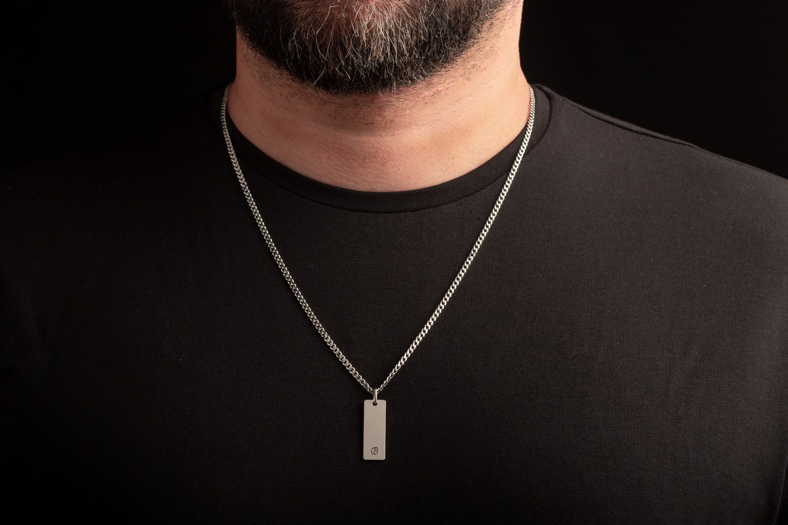Engraved Custom Necklace for Men Customized Necklace - Etsy